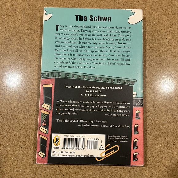 Puffin | Other | The Schwa Was Here Book By Neal Shusterman | Poshmark